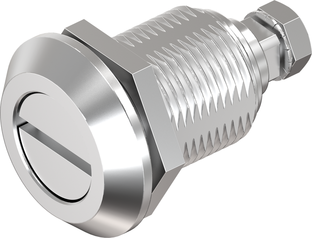 Compression latch with slot 2 x 4, Stainless steel AISI 316; 1000-U777 ...